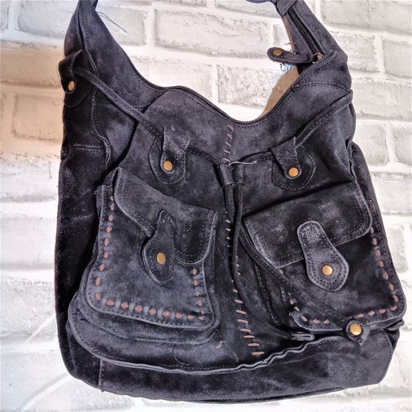 a.n.a | Bags | Ana A New Aproach Genuine Suede Leather Handshoulder Bag ...